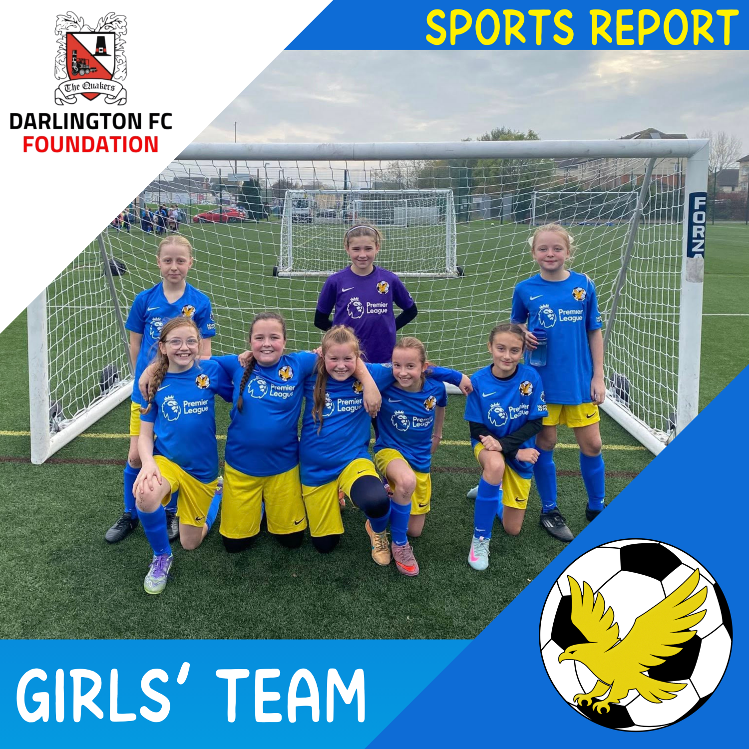 Girls’ Football Team – Under 11s Cup – St John's Church of England Academy